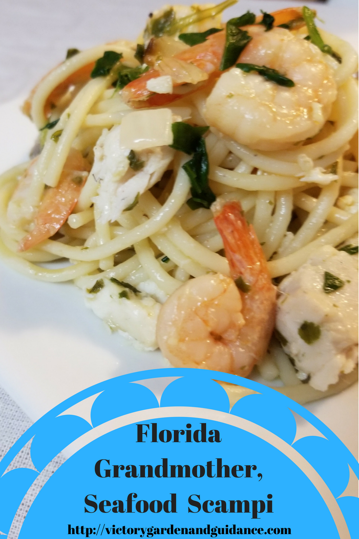 Seafood scampi from the Florida coast, letting you hold on to summer.